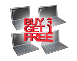 Buy 3 Get 1 FREE TV Props & Laptop Props - Props America