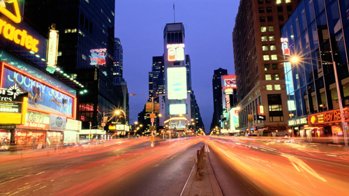 60" TV Screen Image #100 Time Square (Screen Print Only. 60 Inch TV ...