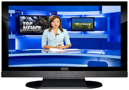 Fake 47" Prop TV - Fake 47 Inch Plasma HD TV Prop with Hollywood News ...