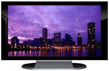27 Inch TV Props | 27" Prop TV Black Gloss & Matte Silver Finish Faux ...