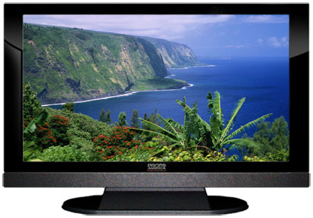 Fake 47" Prop TV - Fake 47 Inch Plasma HD TV Prop with Hawaiian Coast ...