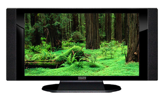 Fake 22 Inch TV Prop - 22" Black Gloss Plasma Prop TV with Black Matte ...