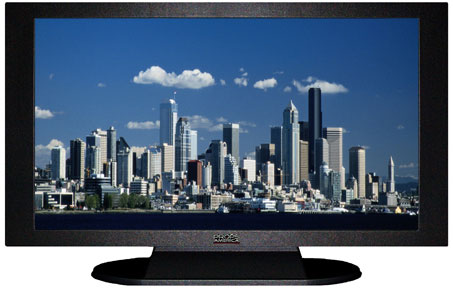 47" TV Prop - Fake Flat Screen 47" TV Prop Plasma with Seattle Screen