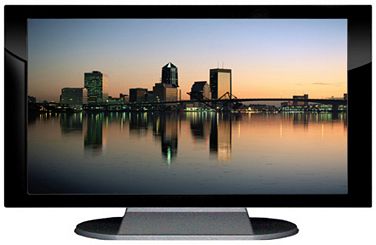47 Inch TV Props | 47" Prop TV Black Gloss & Matte Silver Finish Faux ...