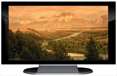 47 Inch TV Props | 47" Prop TV Black Gloss & Matte Silver Finish Faux ...